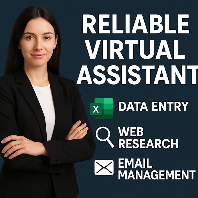 Be your reliable virtual assistant for data entry by Zejddzinovic | Fiverr