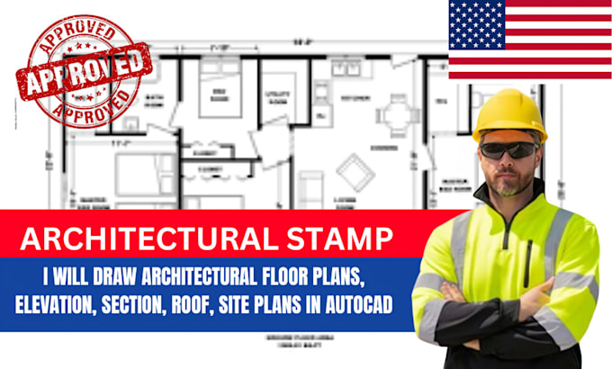 Draw architectural floor plans, elevation, section, roof, site plans in ...