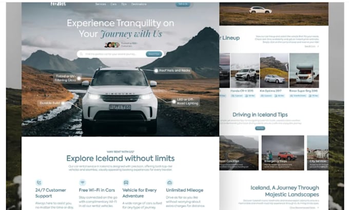 Create car rental mobile app ui design for your website by Lucas_m_2 ...