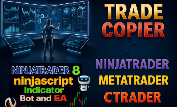 Code ninjatrader trader copier or metatrader mt5 mt4 ctrader trading bot by Filiphino | Fiverr