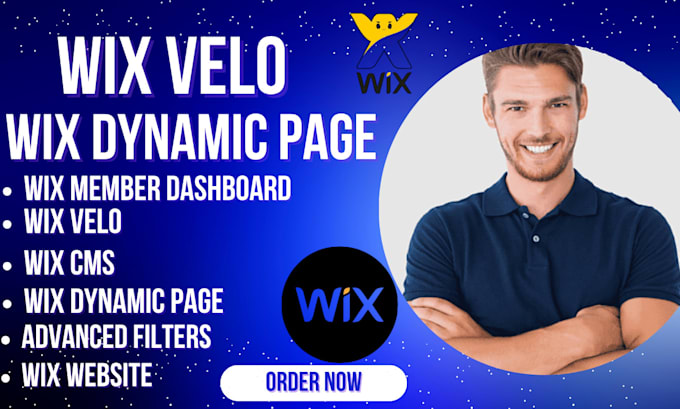Create custom wix member dashboard, wix dynamic cms pages using wix velo code by I_lucas23 | Fiverr