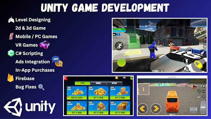 Build your dream 3d game in unity for pc, android and ios by ...