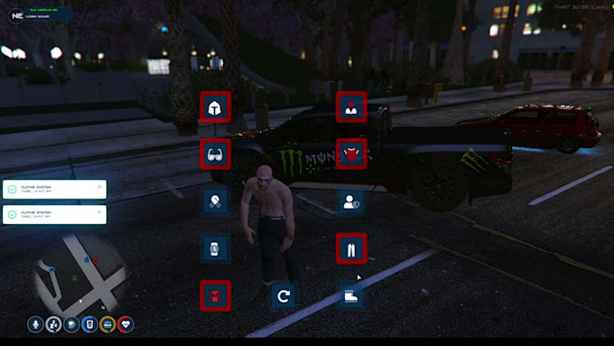 Make gta fivem ui designs for hud, menus, inventory, and fivem script by Eames_lolsde | Fiverr