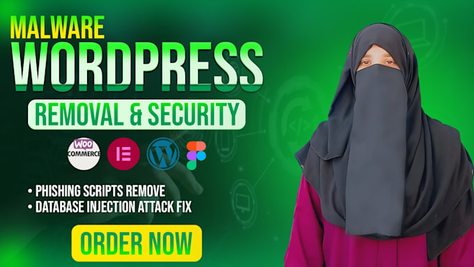 Do wordpress malware removal and secure your website by Khadija245 | Fiverr