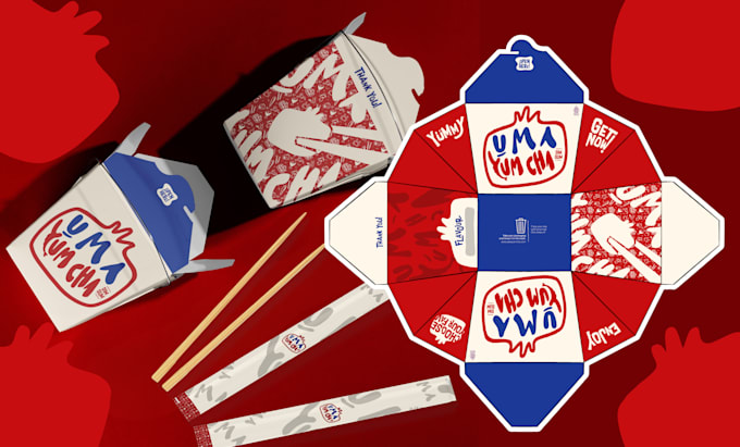 Crate a creative food product packaging, box and label design by ...