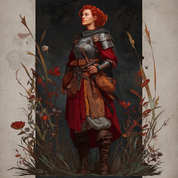Create dnd character art illustration commissions by Cisoc_eros | Fiverr