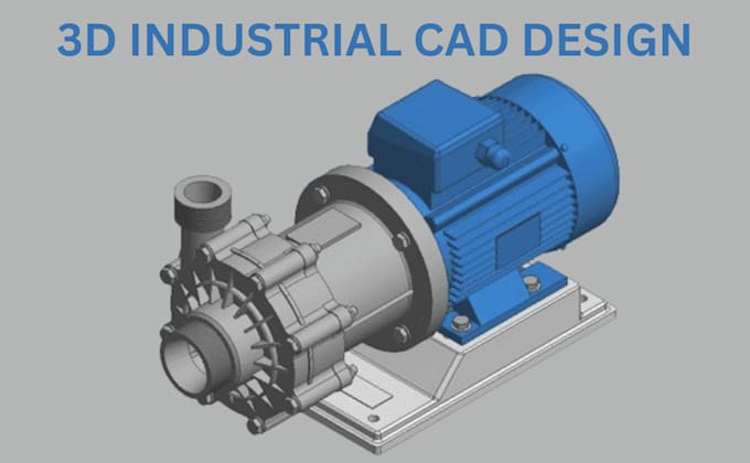 Do 3d cad design mechanical hard surface in solidwork autocad drawing fusion 360 by Layiwola_1 ...