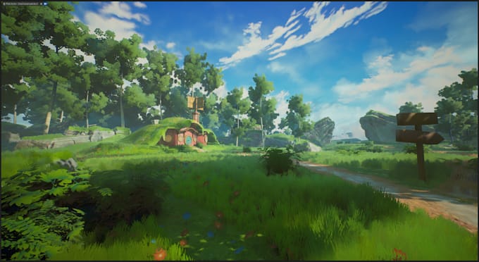 Do stylized 3d game environment 3d environment game assets level design ...