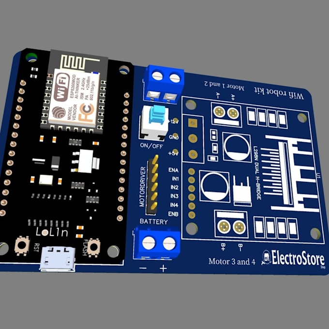 Create pcb design layout circuit board embedded system nrf52 microcontroller by Jord_anw | Fiverr