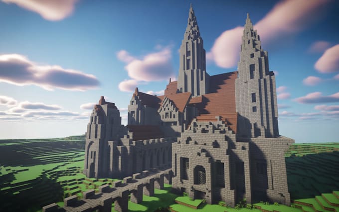 Build minecraft castle, villages, base, hubs, spawns, house by Philip ...