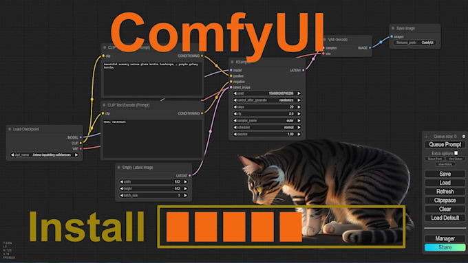 Set up stable diffusion sdxl, webui or comfy ui, comfy workflow, runpod, lora by Enolami22 | Fiverr