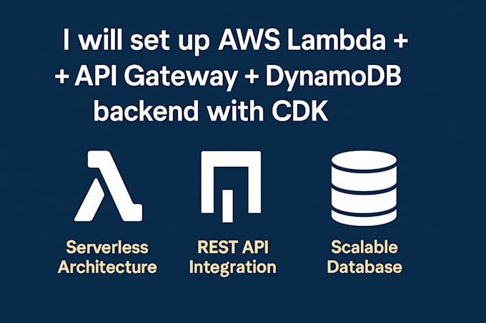 Set up aws lambda ,api gateway, dynamodb backend with cdk by Rajsingha4520 | Fiverr