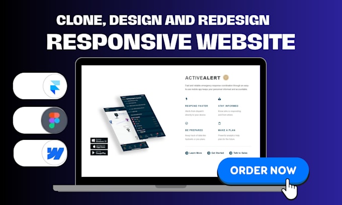 Create responsive framer landing page design, framer website, clone framer by Sage_automation ...
