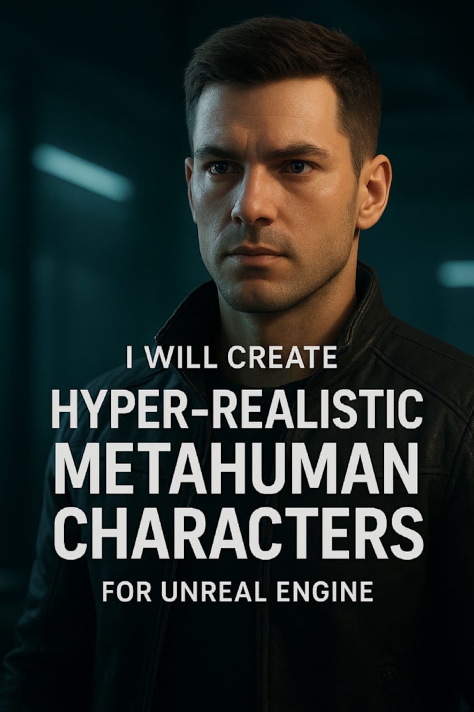 Model and rig hyper realistic metahuman characters for unreal engine ...