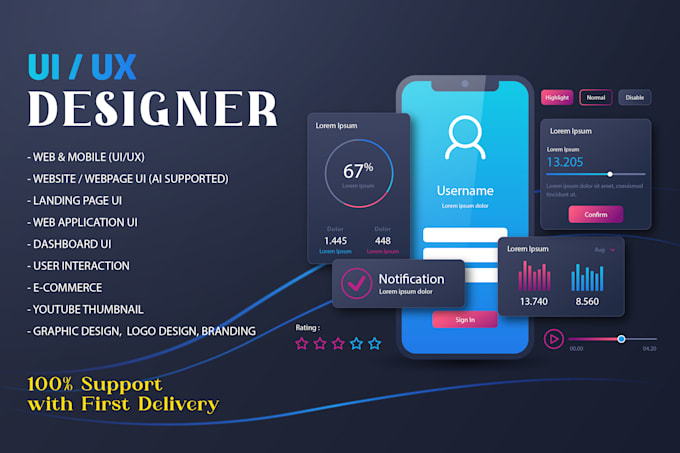 Modern and user friendly ui ux design for your project by Arifurrhman ...