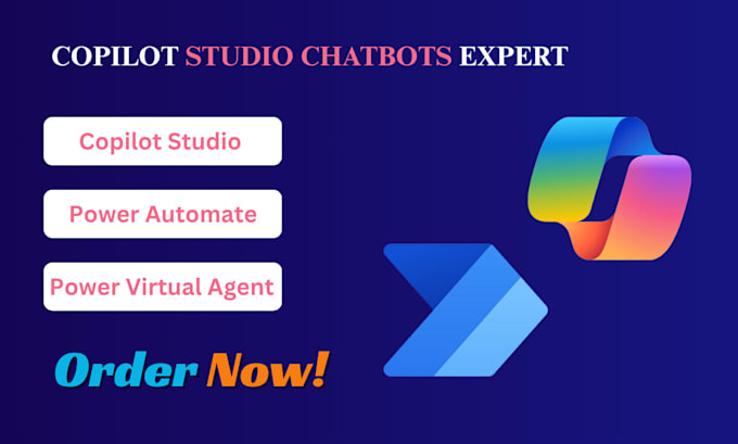 Build power virtual agent chatbots using copilot studio by Davycreatives54 | Fiverr