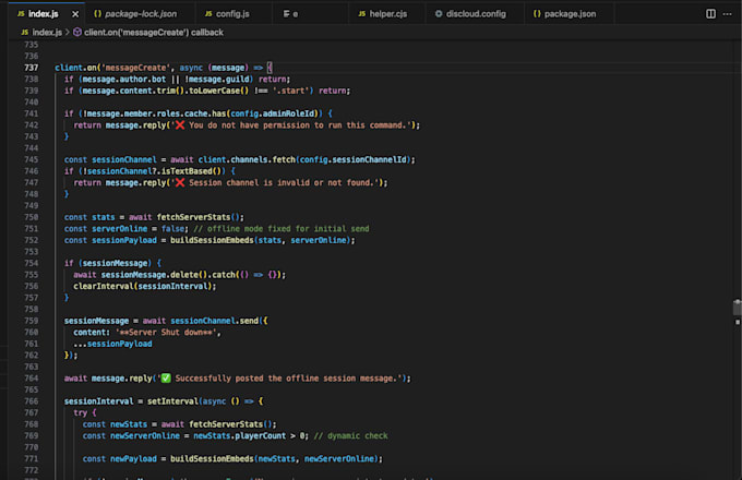 Custom discord bot with moderation by Amezplays | Fiverr