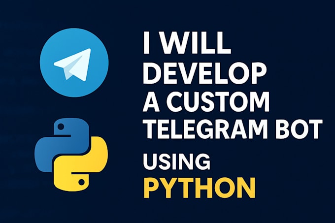 Develop a custom telegram bot using python by Cardonilucadev | Fiverr