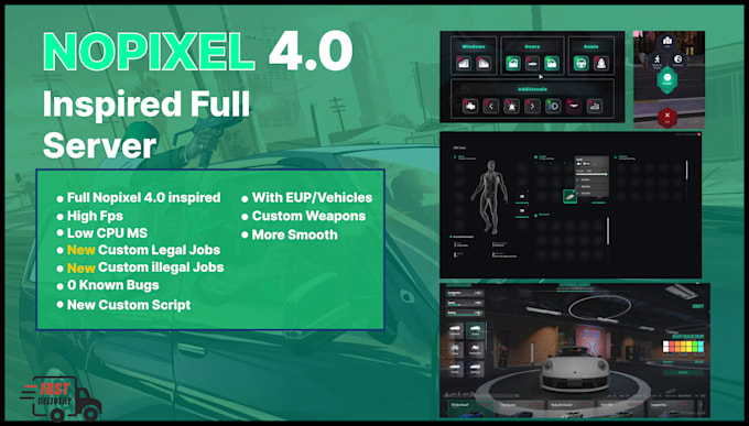 Nopixel 40 full server files by Fivem8288 | Fiverr