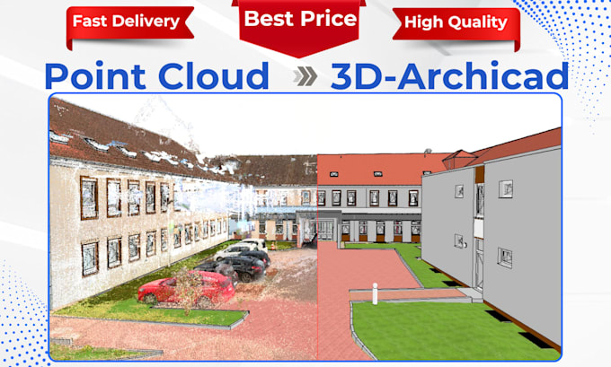 Convert point cloud data into 3d archicad bim by Cong_chauvan | Fiverr