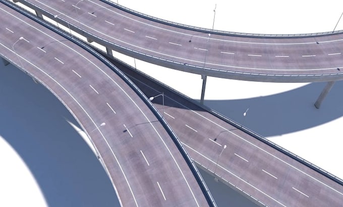 3d highway and infrastructure design 3d road design grading highway ...