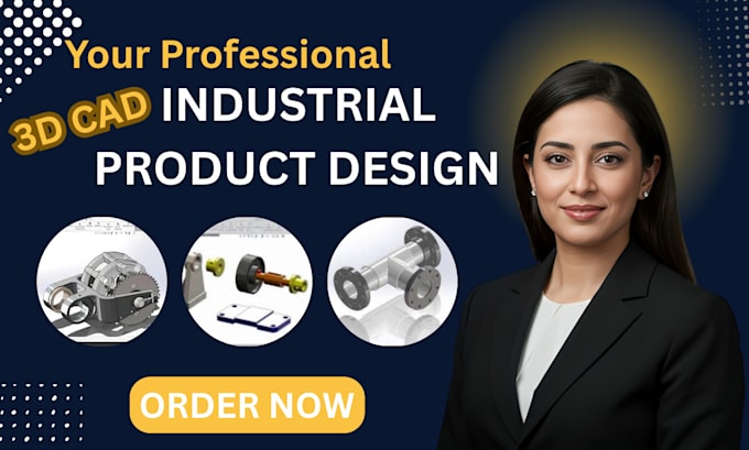 Do industrial product design, 3d modeling, rendering, 3d cad product ...
