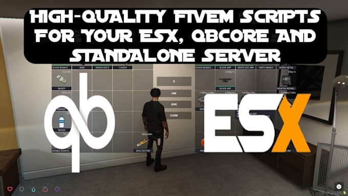 Benutzerdefiniertes fivem script für deinen fivem esx, qbcore ...