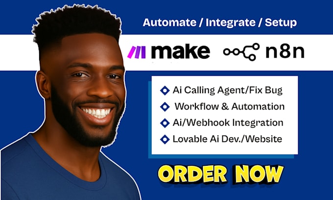 Do make com n8n ai agent n8n automation ai agent lovable ai supabase ...