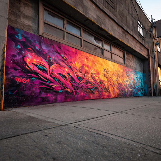 Create custom graffiti art designs murals and wall arts by Carolinaa4 ...