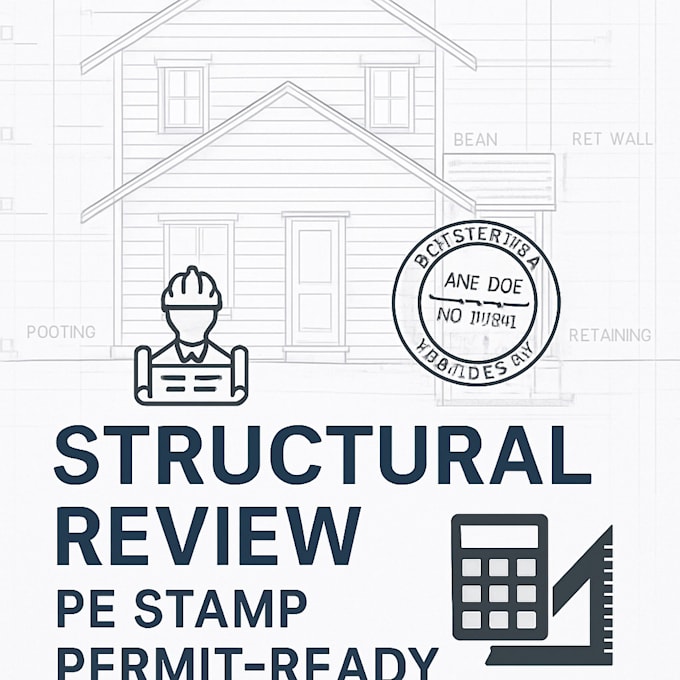 Review and stamp civil and structural engineer pe stamp new jersey ...
