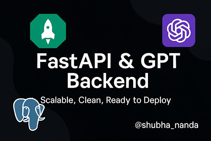 Construiré un backend con django, fastapi, postgresql y openai