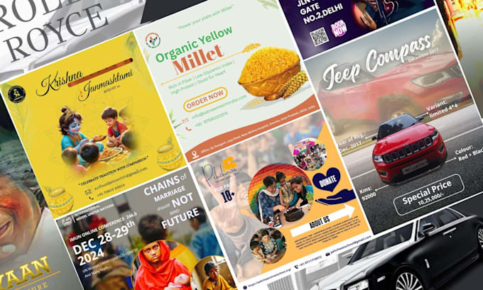 Create eye catching posters and cards by Laxmijain623 | Fiverr