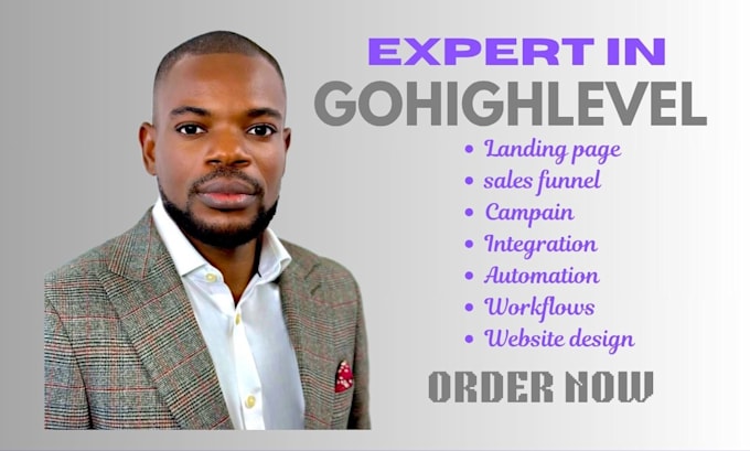 Do gohighlevel landing page, sales funnel, website expert by Samson_afo ...