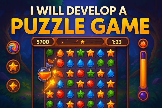 Build a unique puzzle game with custom levels in unity by Netgen66 | Fiverr