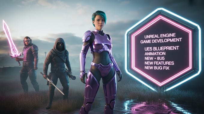 Develop a custom unreal engine game, unreal engine 5, ue5 blueprint by Keanuwinfrey | Fiverr