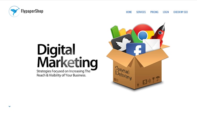 Design a responsive seo friendly website by Flypaper | Fiverr