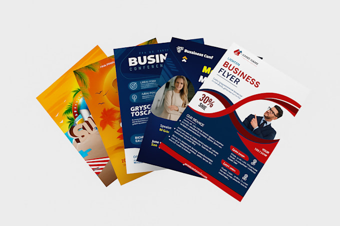 Design a professional logo, flyer and brochure using illustrator and ...