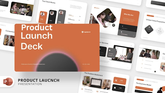 Design stunning product launch pitch deck for your startup to impress investor by Plainnq | Fiverr