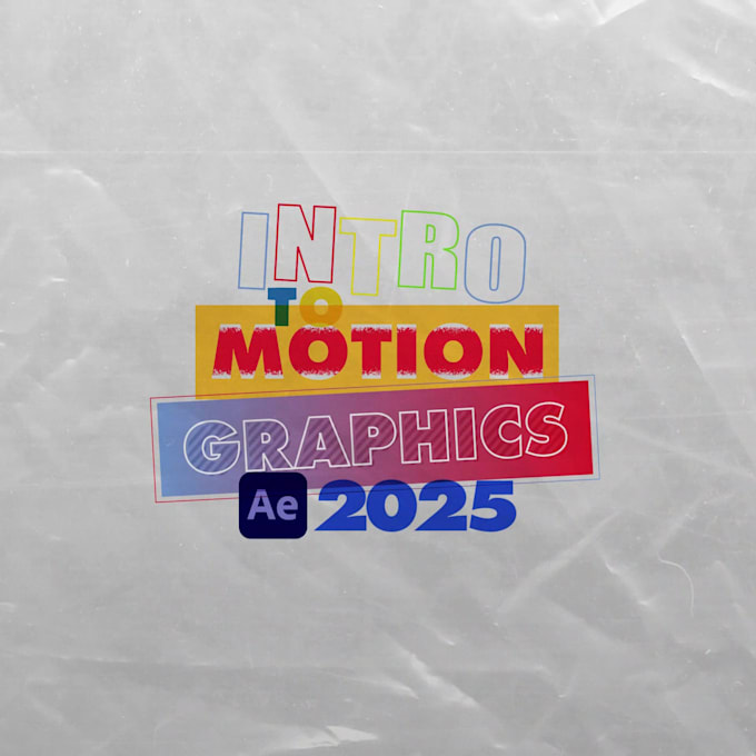 Colorful and dynamic animation of your logo, text, or intro for 24 ...