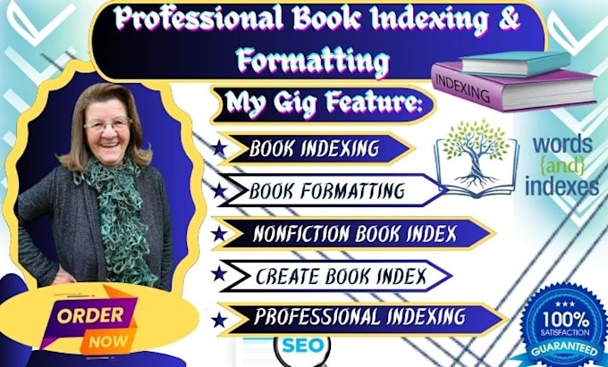 Index and format your book professionally by Maryperrey | Fiverr