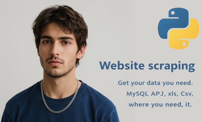 Develop custom web scraping solutions for data extraction using python by Melthin_praise | Fiverr