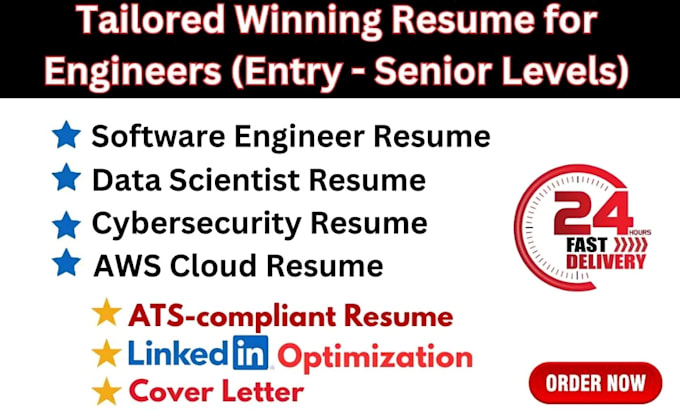 Craft ats optimized resume, profile for software, cybersecurity, it and faang by Fligherresume ...
