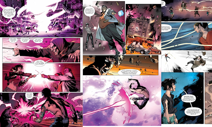 Draw very detailed comic strip and comic pages, comic artist for any ...