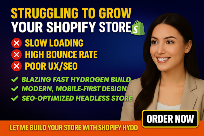 Build a blazing fast shopify hydrogen storefront for your brand by Richard_carole | Fiverr