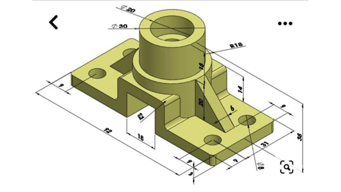 Design 2d 3d cad model mechanical drawing using autocad fusion 360 ...