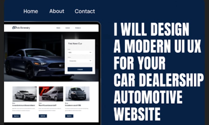 Design modern ui ux for your car dealership automotive website by Mason ...