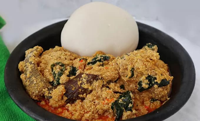 Teach you how to cook a delicious food iyan and egusi soup by Warislove ...