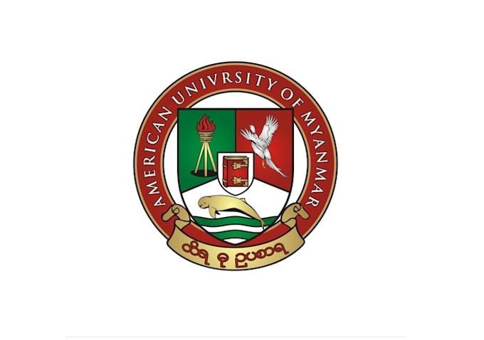 Make classic american university of myanmar crest logo by Clara ...