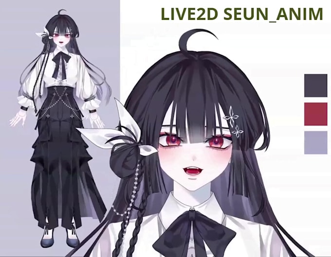 Rig your live2d vtubr avatar by Seun_anim | Fiverr