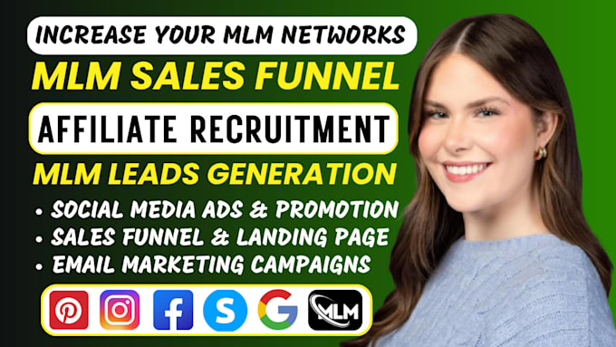 Do mlm sales funnel, mlm promotion, affiliate recruitment, mlm network ...